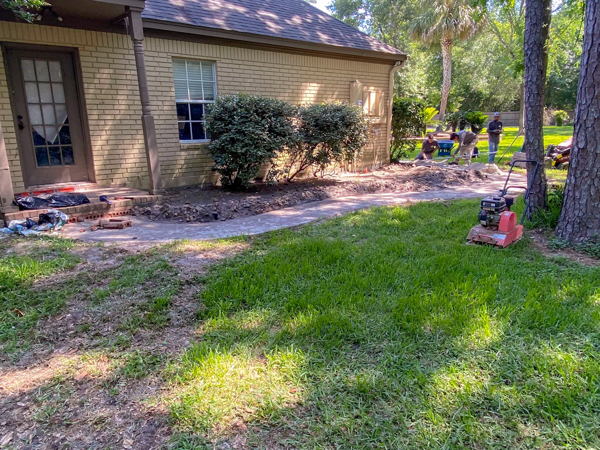 Walkway Installation with Pavers | Hardscaping in Magnolia, TX
