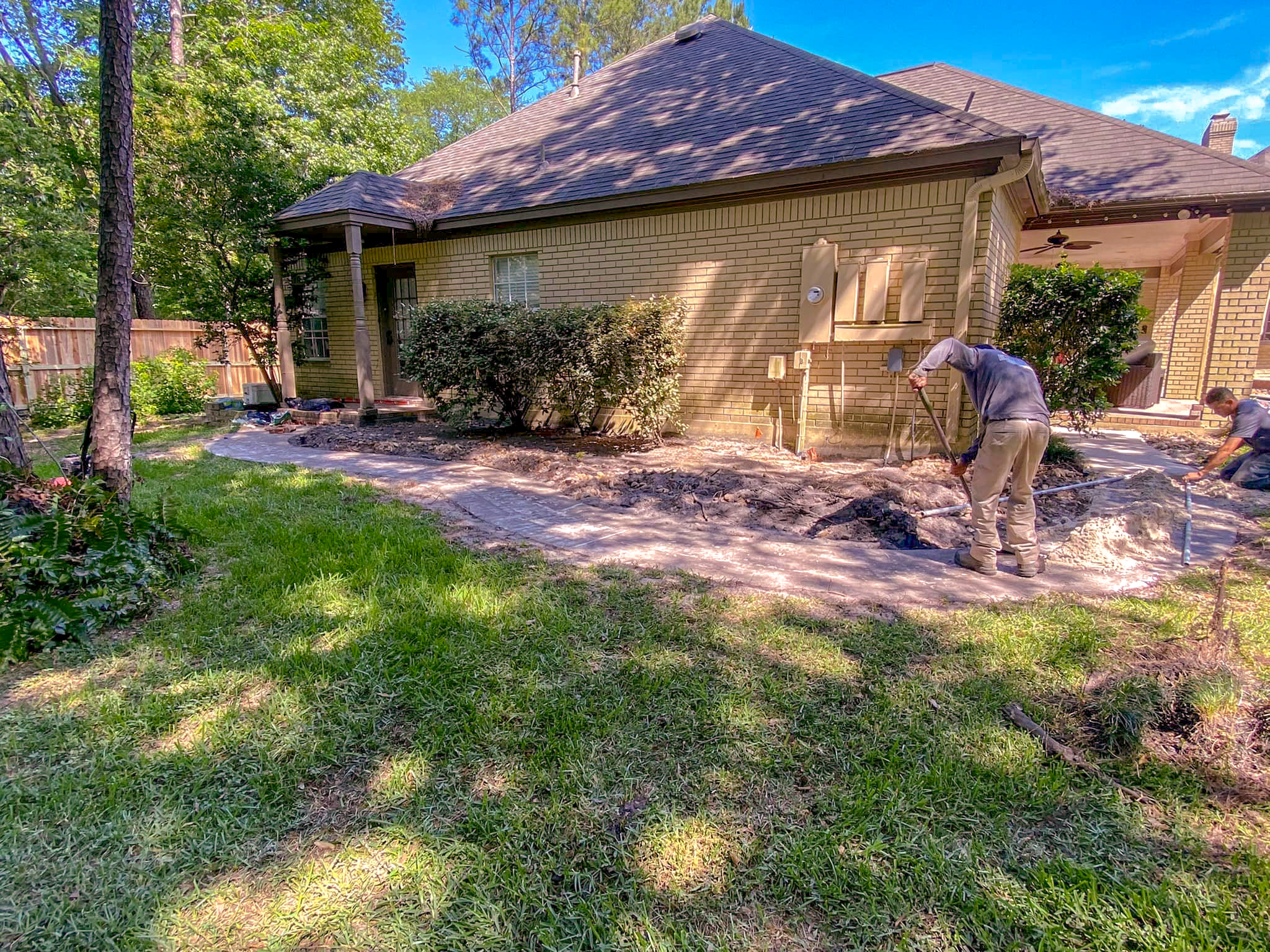 Walkway Installation with Pavers | Hardscaping in Magnolia, TX