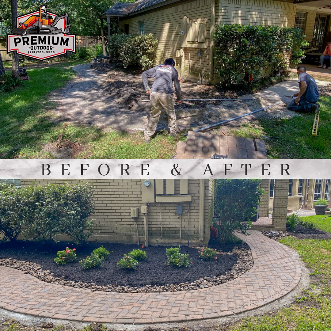 Walkway Installation with Pavers | Hardscaping in Magnolia, TX